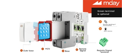 Remote Signal Terminal Of Surge Protection Device - Mday(ZheJiang) New ...